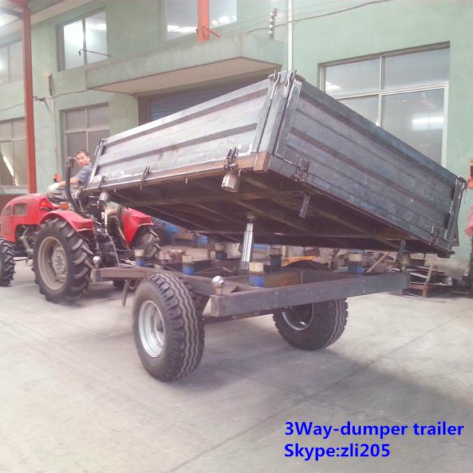 3-Way Dump Trailer ;Hydraulic Side Tipping Trailer;Farm Dump Wagon